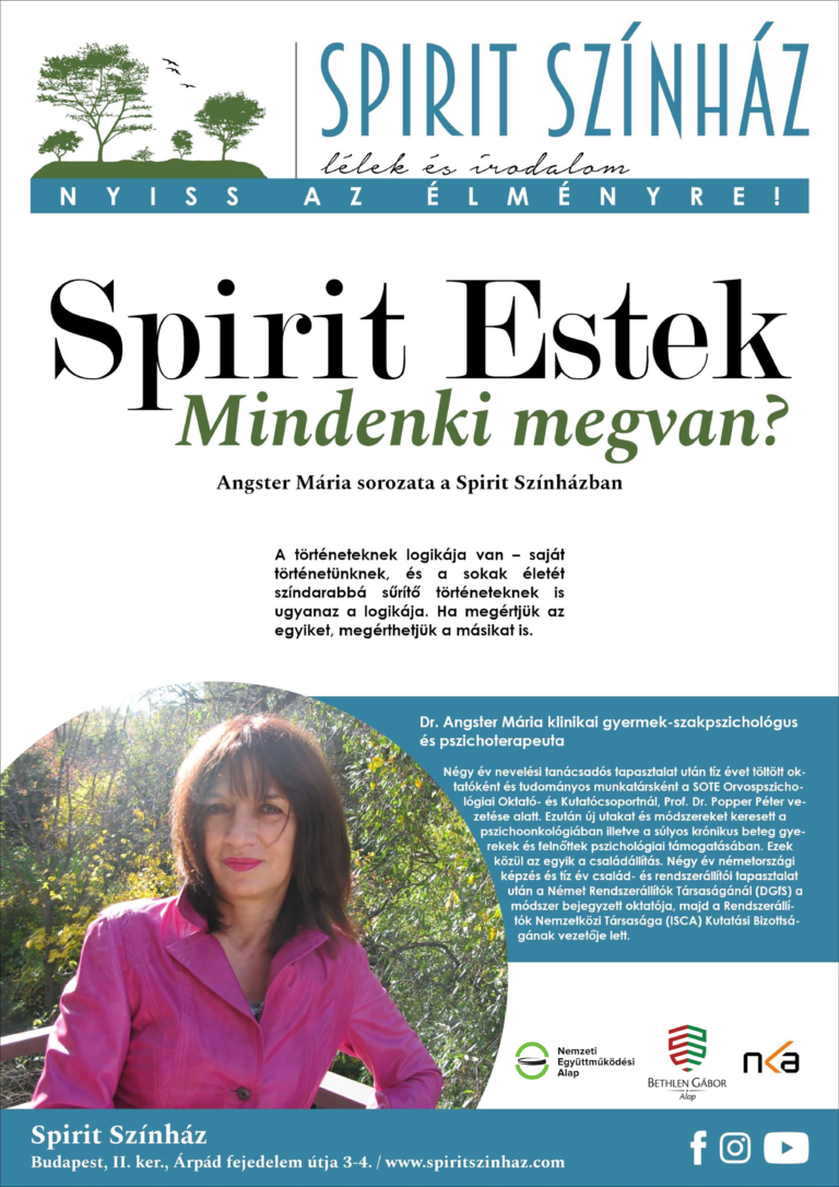 Spirit Estek: Mindenki megvan? - Angster Mária sorozata - Spirit Alkotó ...